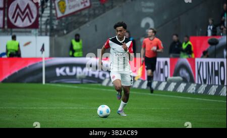 Nathaniel Brown (Eintracht Frankfurt) Action, Soccer 1. Bundesliga ...