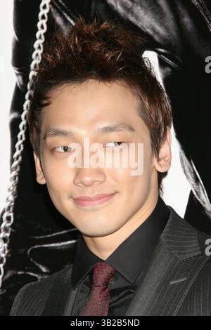 Rain at The Los Angeles Premiere of "Ninja Assassin" held at the ...
