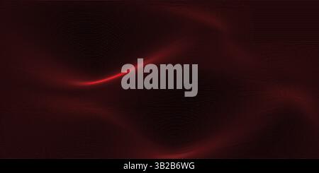 Red flowing particles abstract background use for business, corporate ...