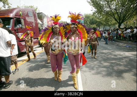 West Indian Day Parade .Politicians & parade goers march down Eastern ...