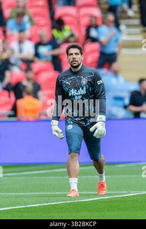 Stefan Ortega Of Nottingham Forest warms up during the Nottingham ...