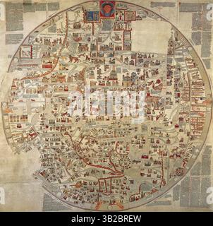The Ebstorf World Map is a medieval mappa mundi, famous for its ...