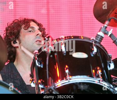 Papa Roach - Tony Palermo performs onstage during the 2025 KROQ Almost ...