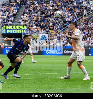 Gianluca Mancini of AS Roma during the Serie A match between AS Roma ...