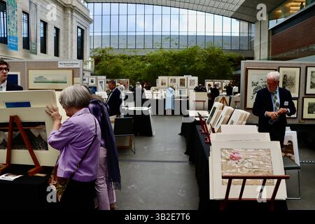 Fine Print Fair 2025 at the Ames Family Atrium of Cleveland Museum of ...