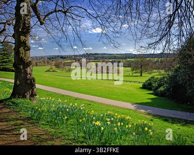Cannon Hall Country Park towards Cawthorne village, Barnsley, South ...