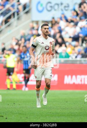 Lorenzo Pellegrini of AS Roma during the Serie A match between Roma and ...