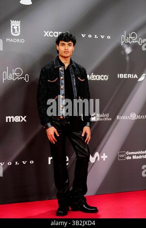 Felipe Londoño on the red carpet of the PLATINO Awards for Ibero ...