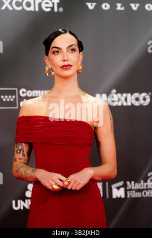 Maria Valero attends 12nd Platino Awards 2025 - Red Carpet at Palacio ...