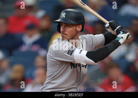 New York Yankees' Cody Bellinger celebrates his two-run home run with ...