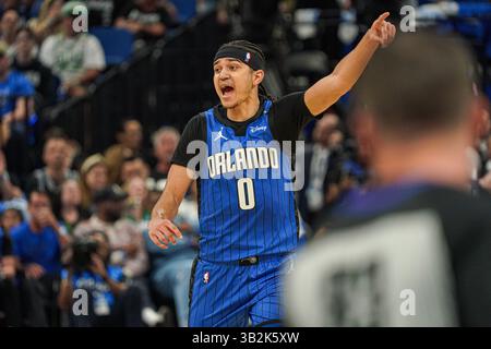 Orlando Magic guard Anthony Black during the NBA basketball team's ...