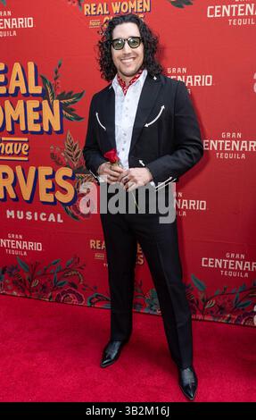 USA. 27th Apr, 2025. Christopher M. Ramirez (L) attends opening night ...