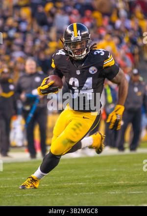 Pittsburgh Steelers running back DeAngelo Williams (34) runs for a 2 ...