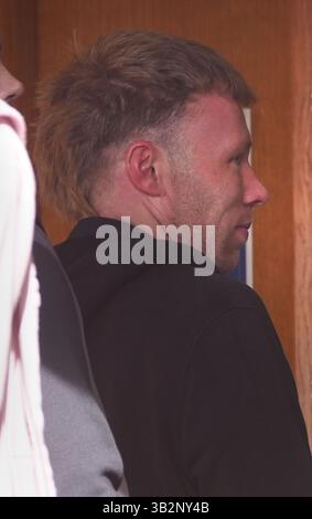 Adam Carruthers arrives at Newcastle Crown Court where he is accused of ...