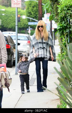 Rachel Zoe and her son Skyler Berman spotted out and about in Beverly ...