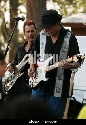 The band, Day 26 (left-right) Robert Curry, Brian Andrews, Willie ...