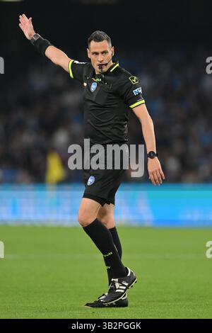 Napoli, Campania, ITALIA. 27th Apr, 2025. During the football match of 27/04/2025, valid for the ...