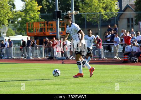 Max Rosenfelder (SC Freiburg/Deutschland) beim U19 L?nderspiel ...