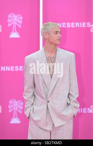 Matteo Sinet attend the Pink Carpet on opening ceremony of the 7th ...