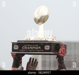 The Sun Bowl trophy at the El Paso International Airport (ELP ...