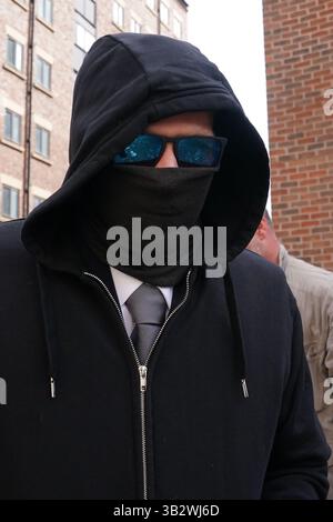 Adam Carruthers leaves Newcastle Crown Court where he is accused of ...