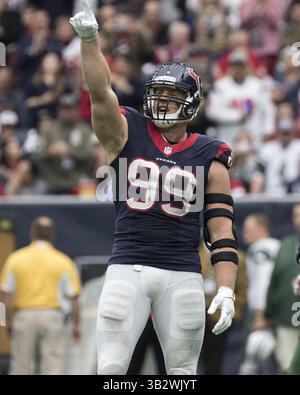 Houston Texans defensive end J.J. Watt (99) is seen as he paces before ...