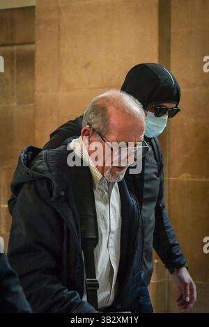 Defendant Aomar Ait Khedache arrives for the last day of verdict of the ...