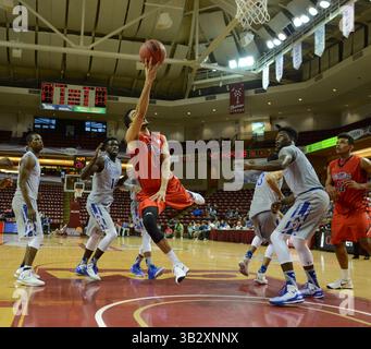Seton Hall Pirates forward Jacob Dar (1) pushes the ball up court ...