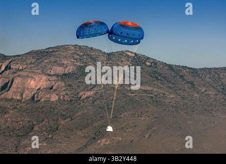 Nov 24, 2015 - Van Horn, Texas, U.S. - The New Shepard crew capsule ...