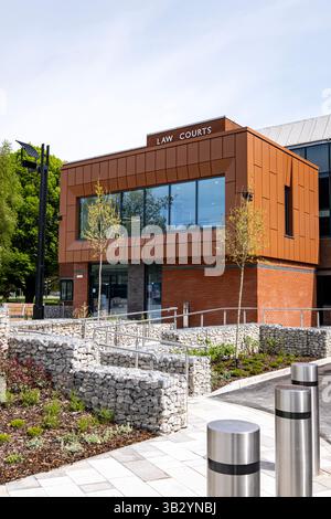 The Law Courts in town centre of Crewe Cheshire UK Stock Photo - Alamy