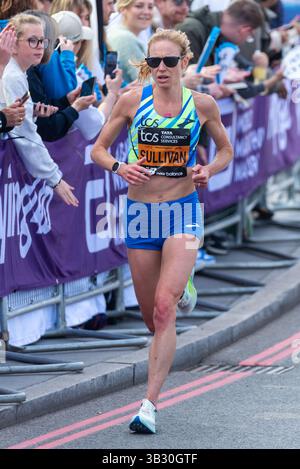 Susanna Sullivan, female elite athlete competing in the 2025 TCS London ...