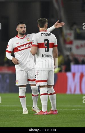 Ermedin Demirovic (VfB Stuttgart) in civilian clothes, single image ...