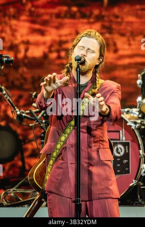 Wesley Keith Schultz of The Lumineers Stock Photo - Alamy