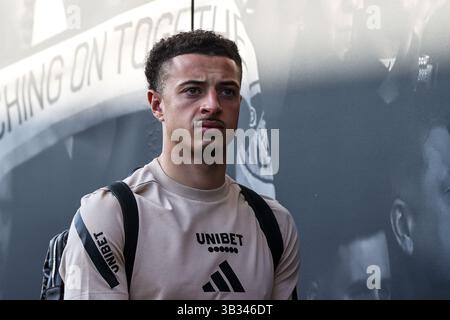 Ethan Ampadu Of Leeds United Arrives during the Leeds United v Crystal ...
