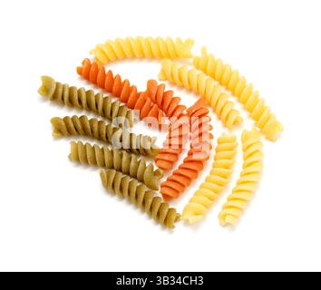 Fusilli are a variety of pasta that are formed into corkscrew or ...