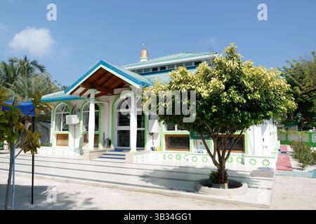 Masjid Al Ithar, mosque, Fulidhoo Island, Maldive Islands, Vaavu Atoll ...