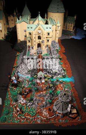 Mar 04, 2013 - Seattle, Washington, U.S. - Harry Potter Hogwarts built ...