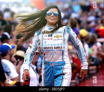 Danica Patrick during introductions for the Daytona 500 at Daytona ...
