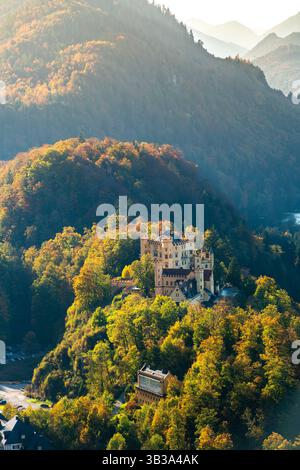 Aerial Castle Neuschwanstein Fall Colors Stock Photo - Alamy