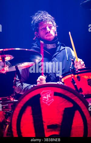 Milan, Italy. 28th Apr, 2025. Giorgio Ferrario aka Mostro during the ...