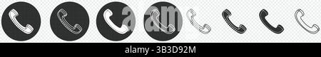 Phone receiver icon Stock Vector Image & Art - Alamy