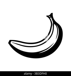 Banana silhouette logo Stock Vector Image & Art - Alamy