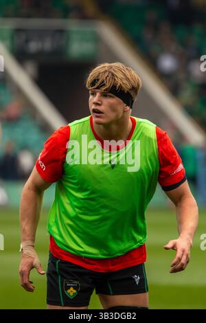 British and Irish Lions' Henry Pollock on the ball during the Lions ...