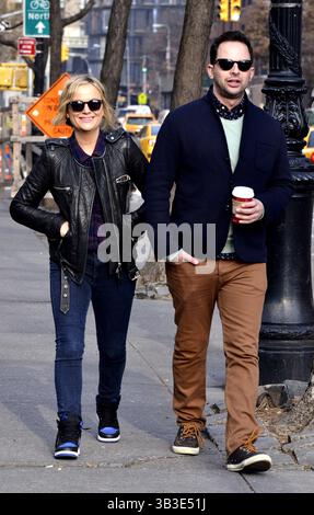 Amy Poehler and Nick Kroll out and about in Soho, New York City - 02 ...