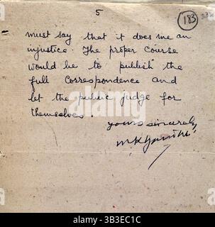 hunger strike by Mohandas Karamchand Gandhi (1869 – 1948), Gandhi was ...