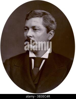 Photograph portrait of explorer and journalist Sir Henry Morton Stanley ...