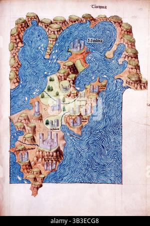 Geography map of Mediterranean islands from 'Theatrum Orbis Terrarum ...