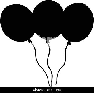 balloons helium floating Stock Vector Image & Art - Alamy