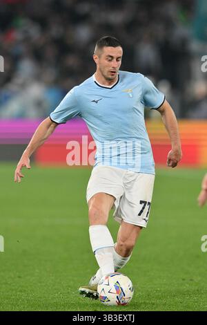 Olimpico Stadium, Rome, Italy - Adam Marusic of SS Lazio during Serie A ...