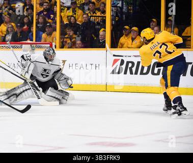 Los Angeles Kings' Kevin Fiala plays during an NHL hockey game, Tuesday ...